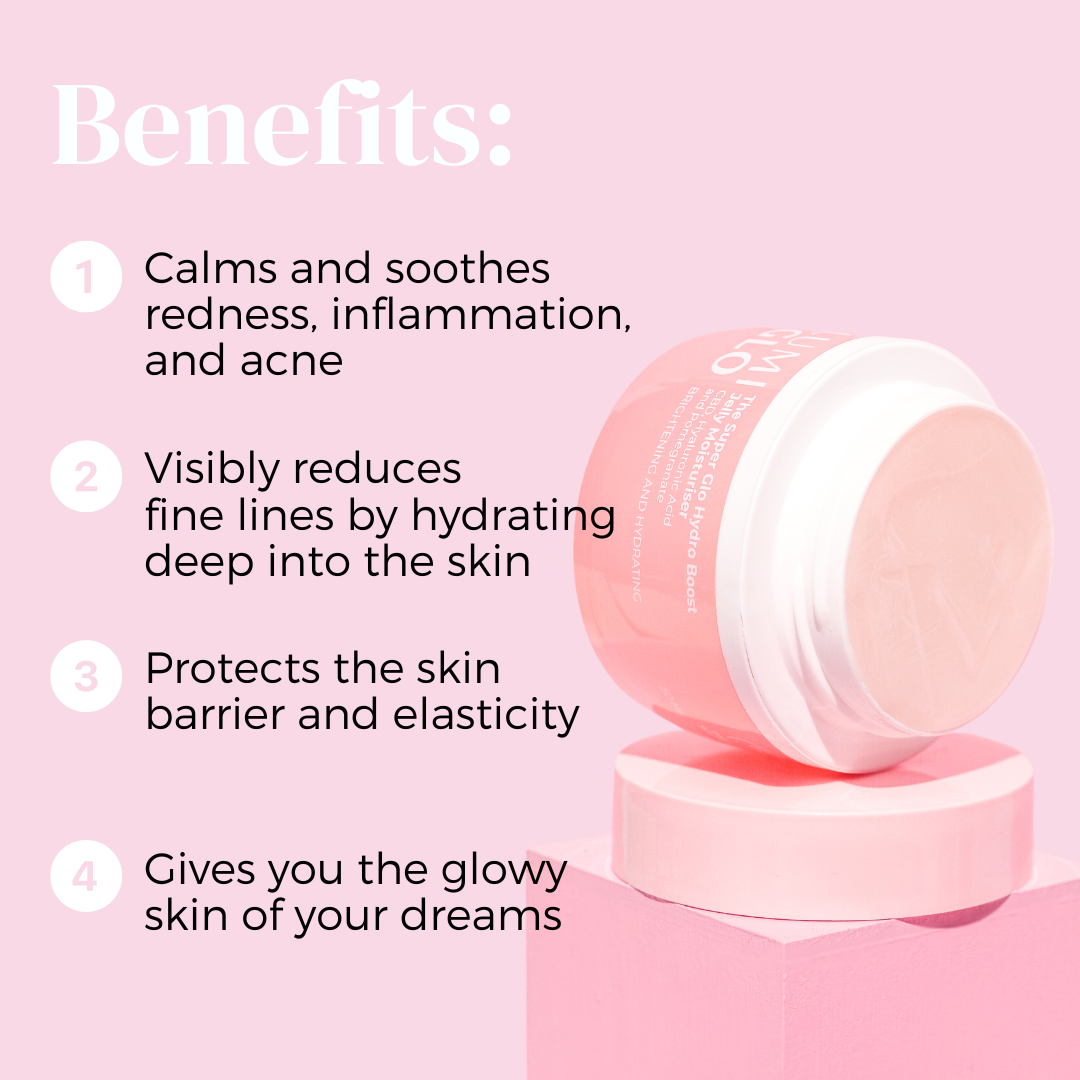 The Super Glo Hydro Boost Jelly Moisturiser – LUMI GLO SKIN